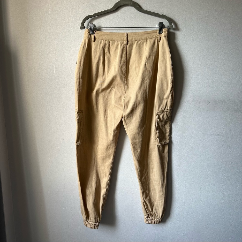 Missguided Tan Cargo Pants - Gem